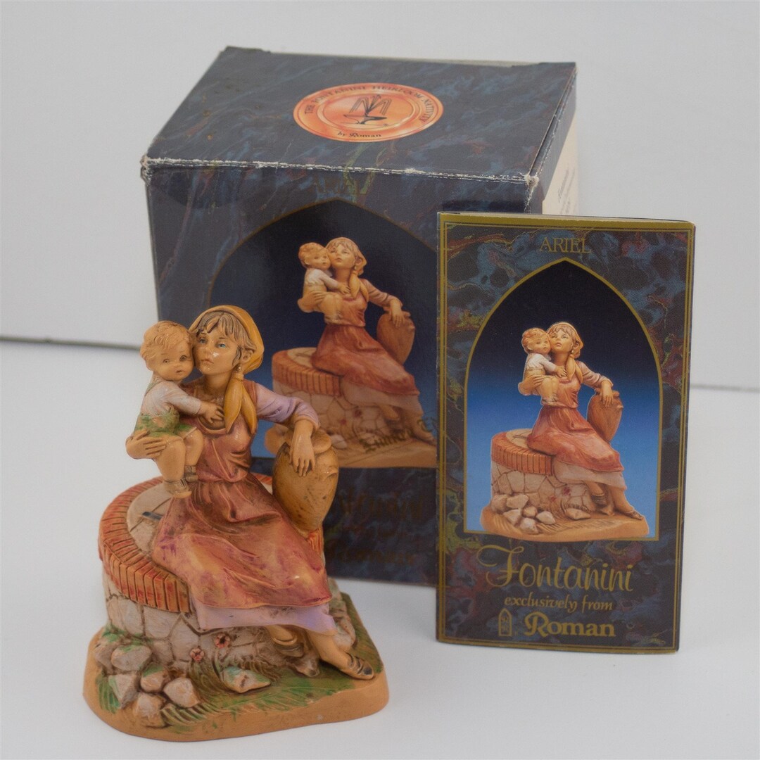 Roman Fontanini Ariel Figurine (65187, 1992) - Hand Signed by Stefano ...