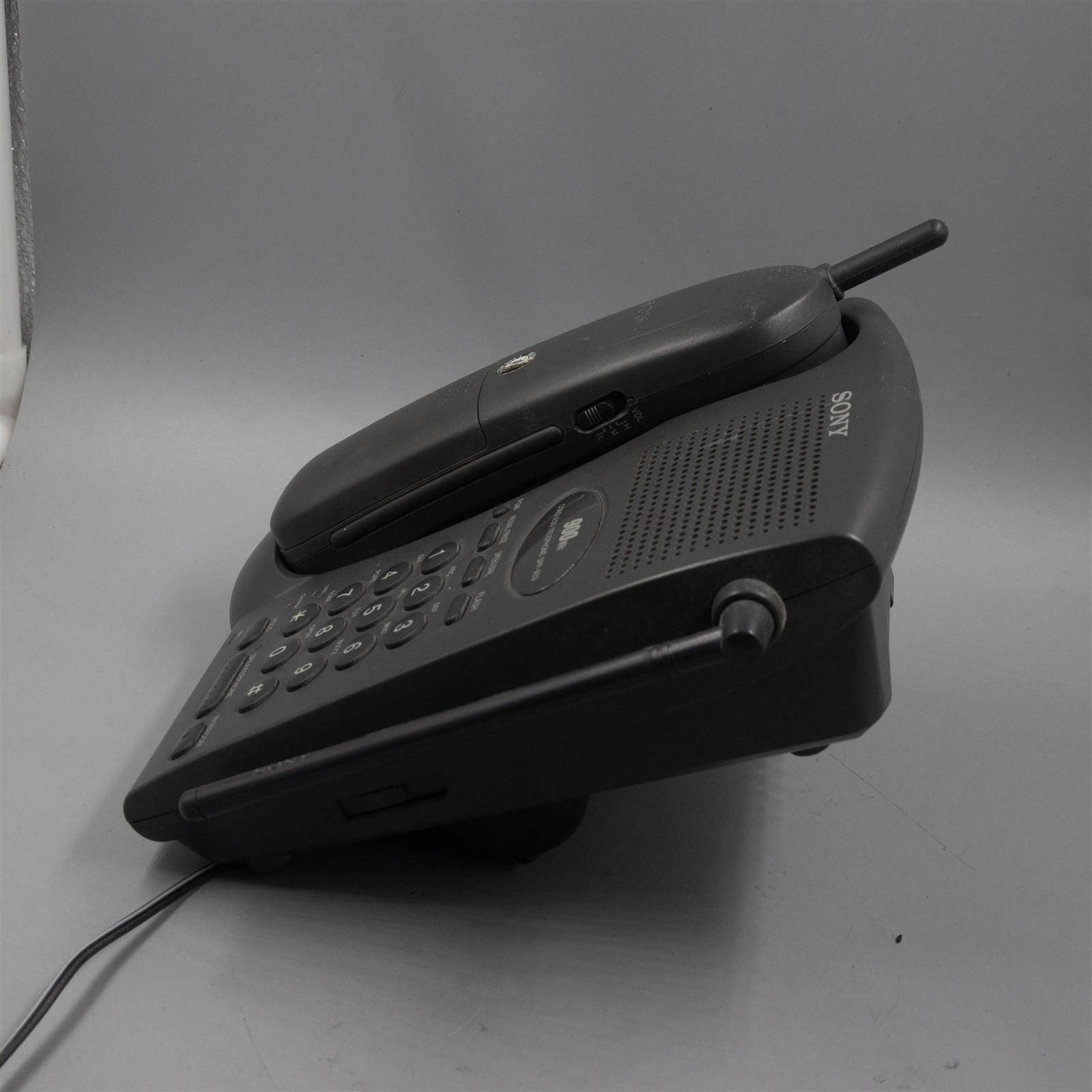 Vintage 90s Sony 900mhz Cordless Phone Black Stubby Plastic Antenna ...