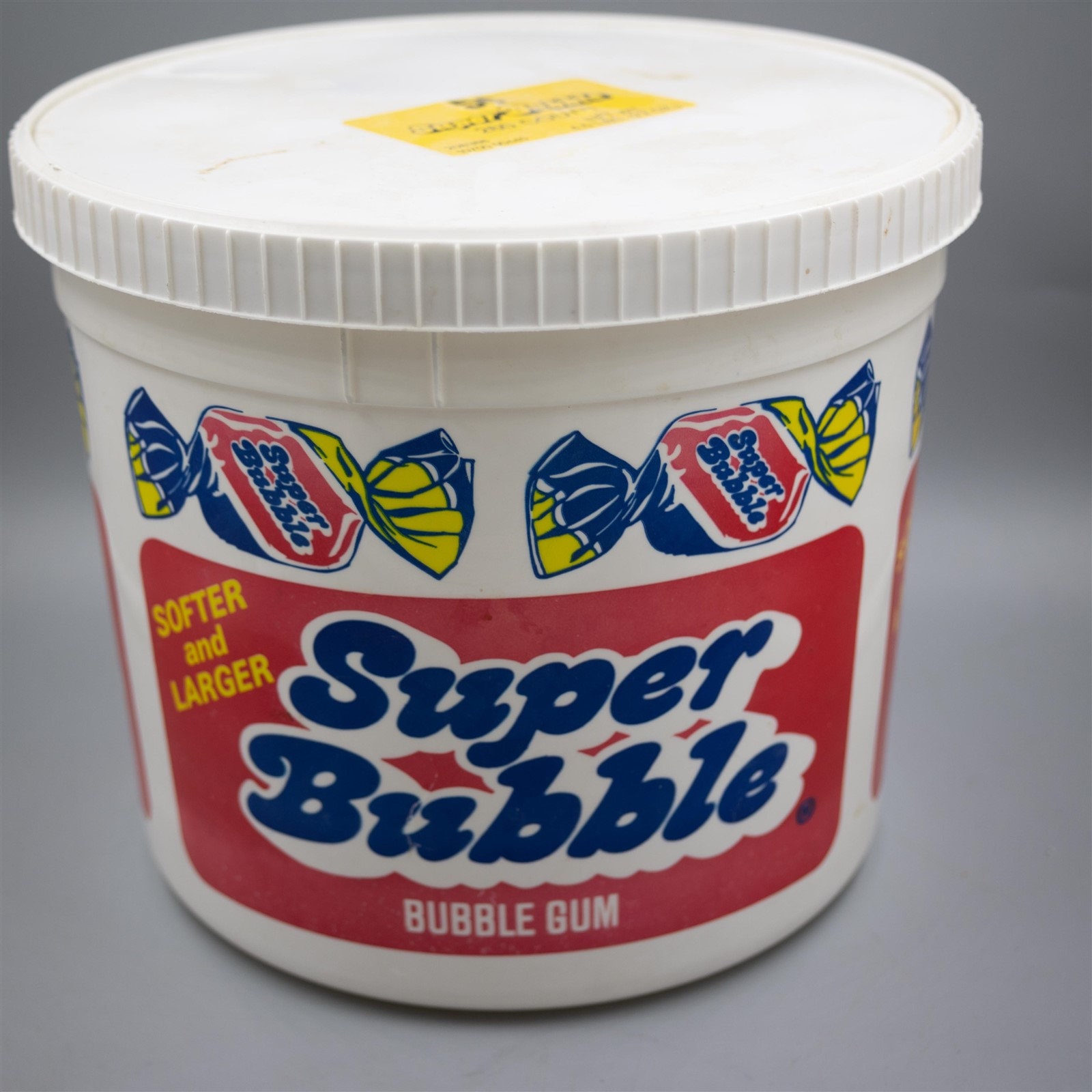 Super Bubble Chewing Gum Vintage 1980s Plastic Bucket - Etsy
