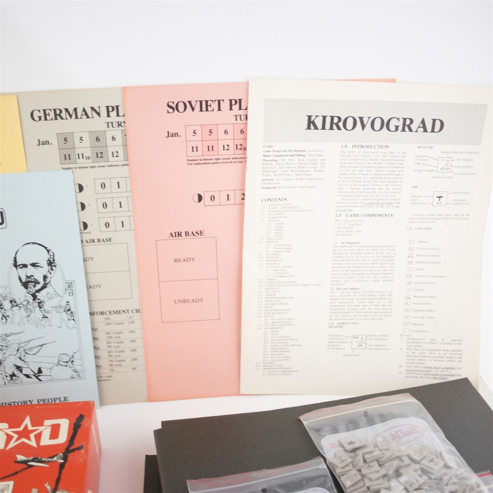 Kirovograd Ukraine WWII War Board Game Germany Vs Soviets 1944 jack ...