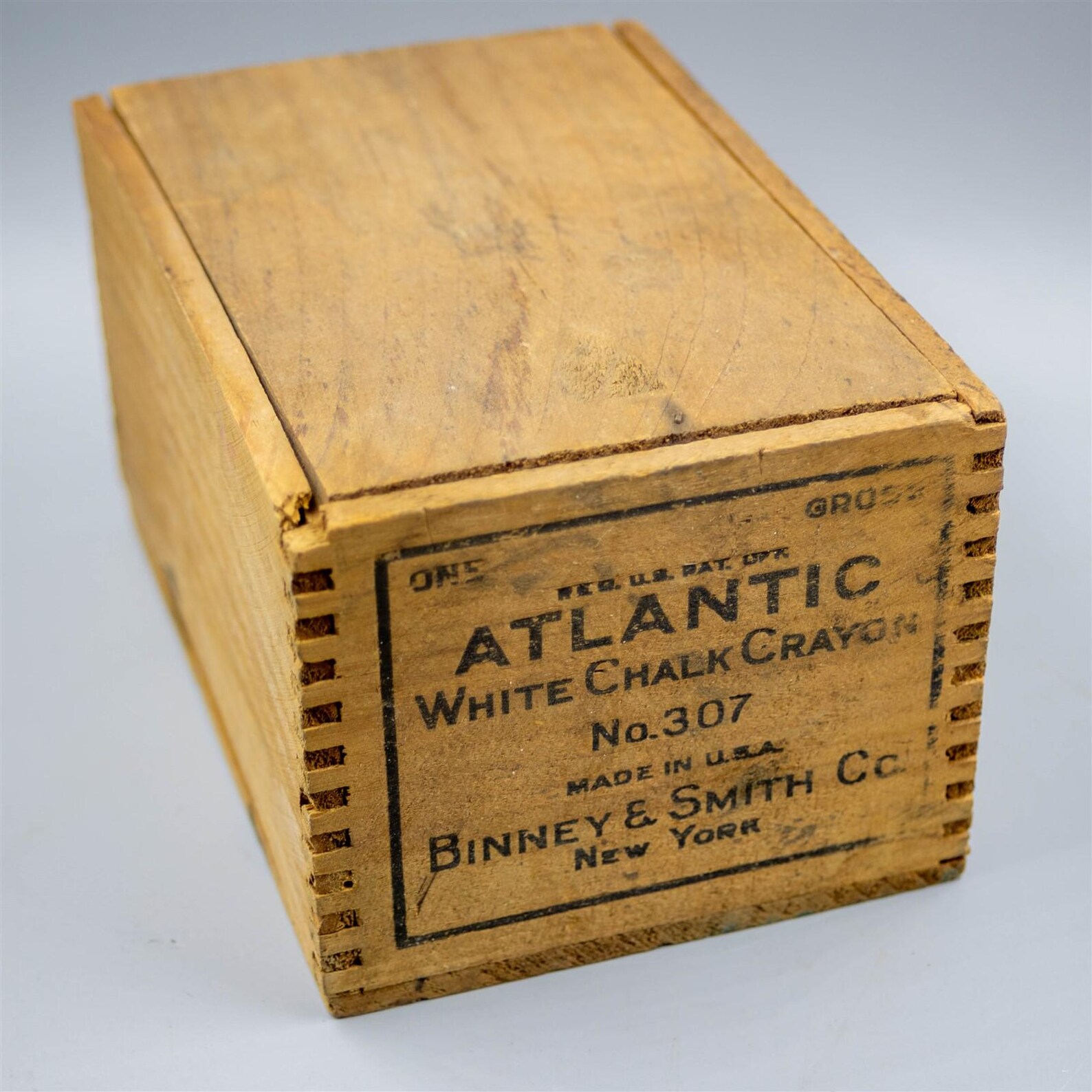 Binney & Smith (now Crayola) Vintage Atlantic White Chalk Crayon Wood ...