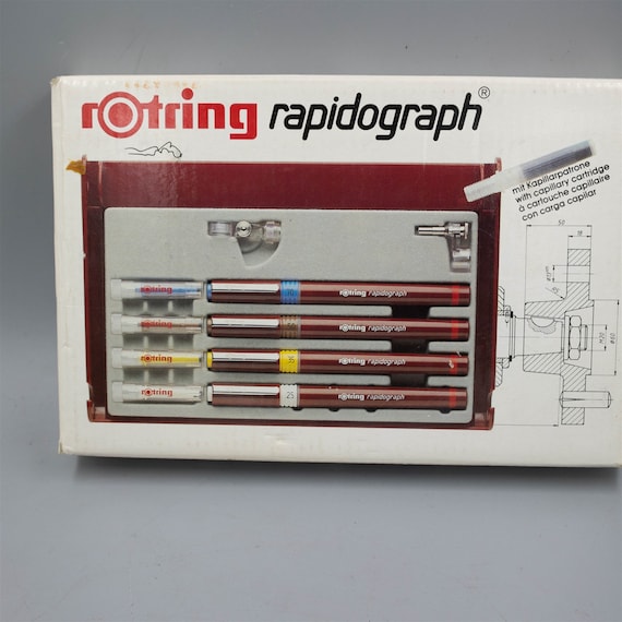 Rotring Rapidograph Pen Set