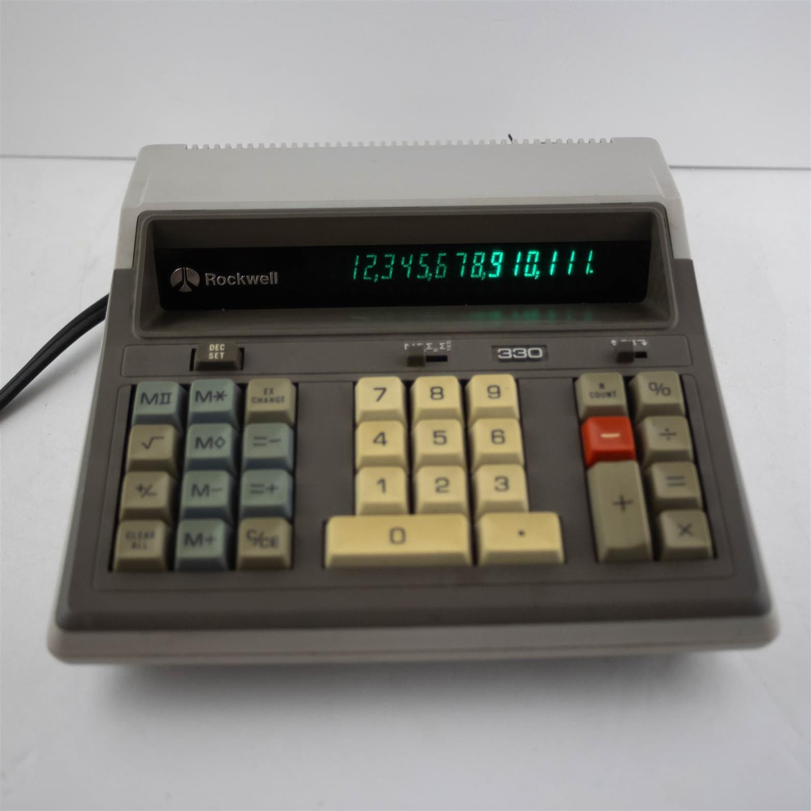 Rockwell 330 Vintage 1970s Desktop Calculator VFD Japan - Etsy