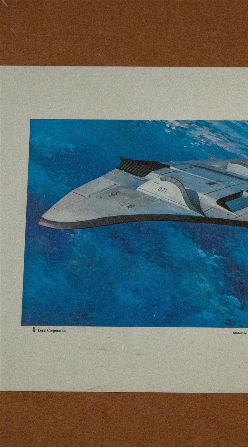 Northrop Loral F-19A Specter Vintage Concept Art Poster - Etsy