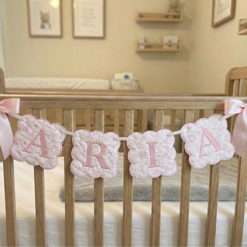 Fabric Name Wall Banner - Etsy