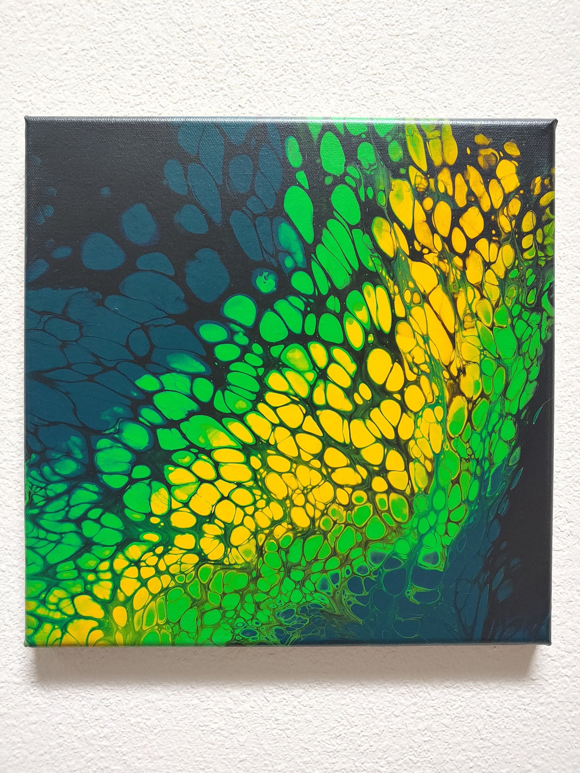 Cocoon Matrix acrílico de 12 x 12 sobre lienzo. - Etsy España