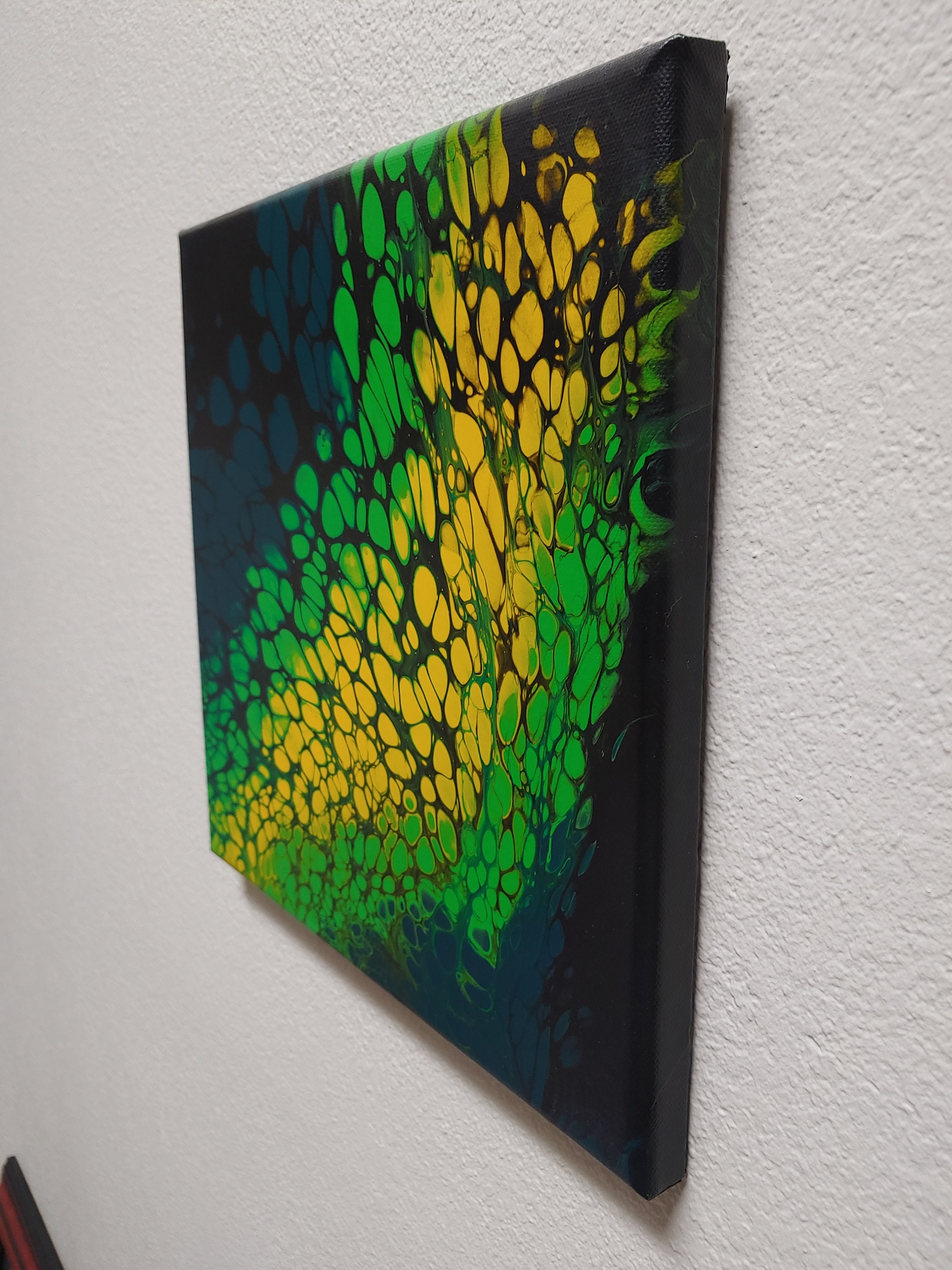 Cocoon Matrix acrílico de 12 x 12 sobre lienzo. | Etsy