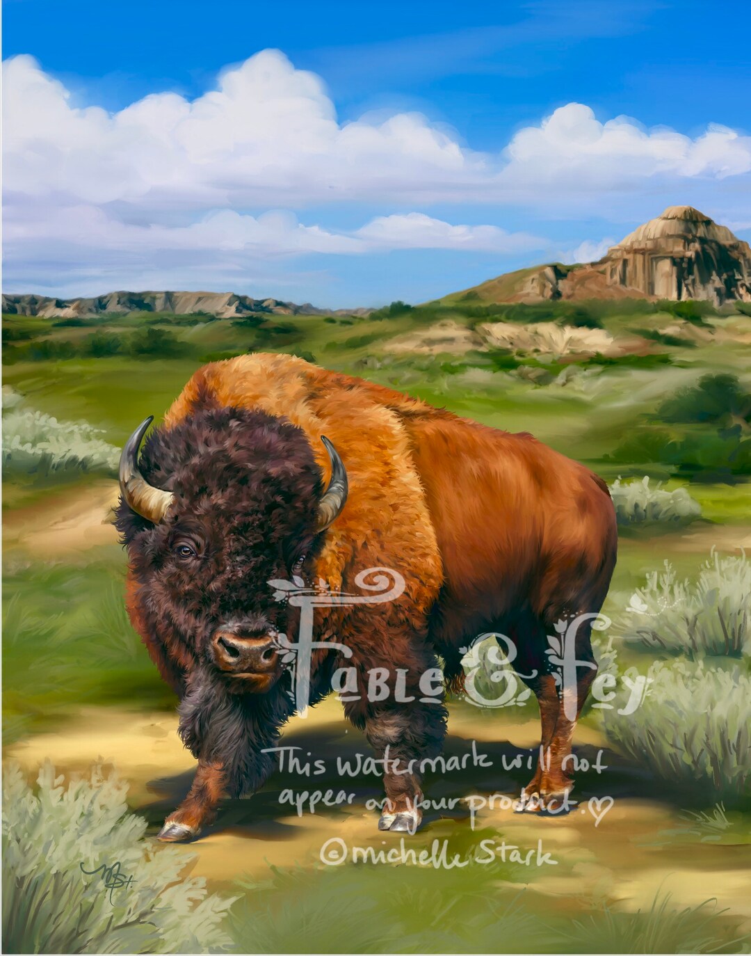 Buffalo Throw Blanket/american Bison/north Dakota Badlands/ - Etsy