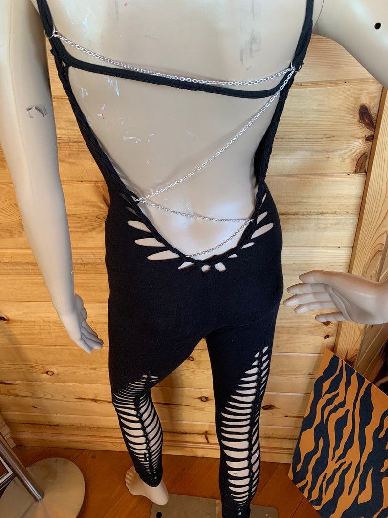 Custom Black Catsuit Jumpsuit One Piece - Etsy
