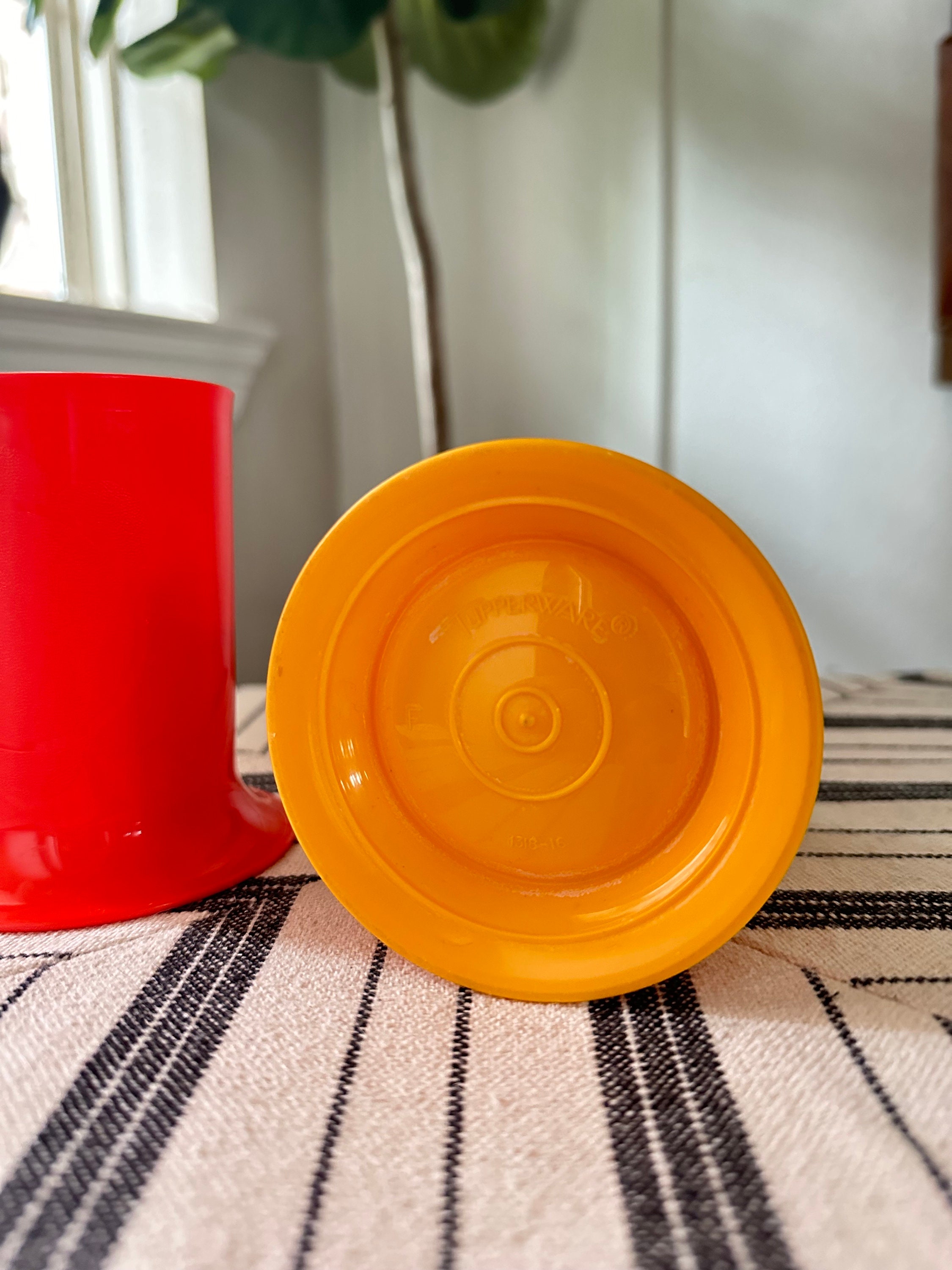 Vintage Tupperware Hippie Flower Power Cups Set of 2 - Etsy