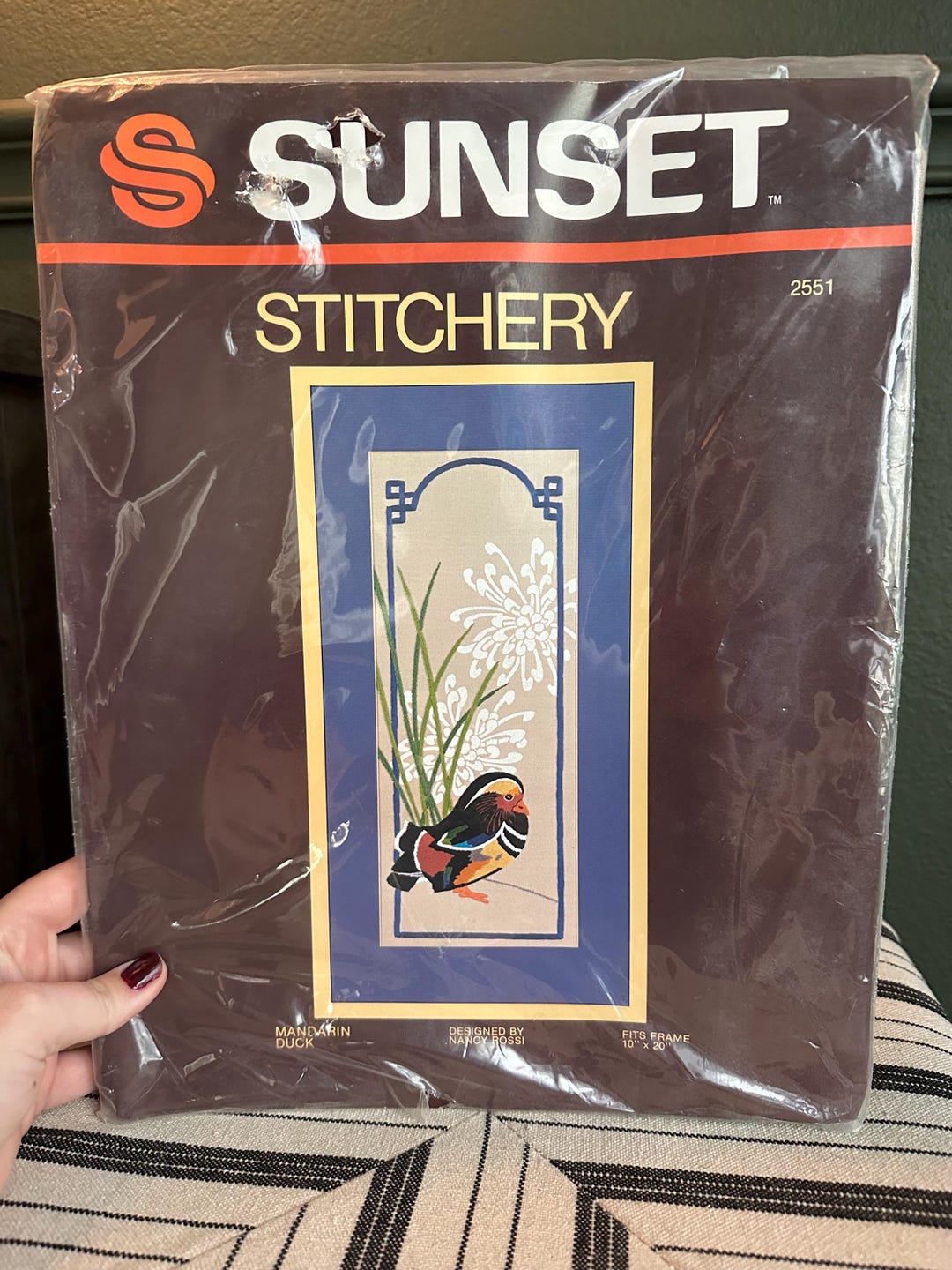Vintage Duck Needlepoint Embroidery Kit - Etsy