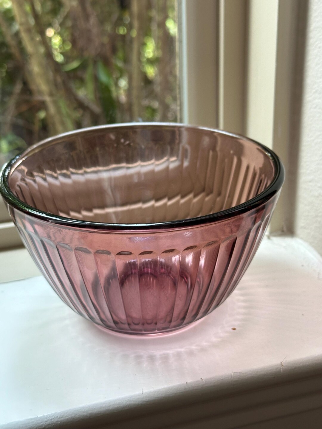Vintage Purple Pyrex Bowl - Etsy
