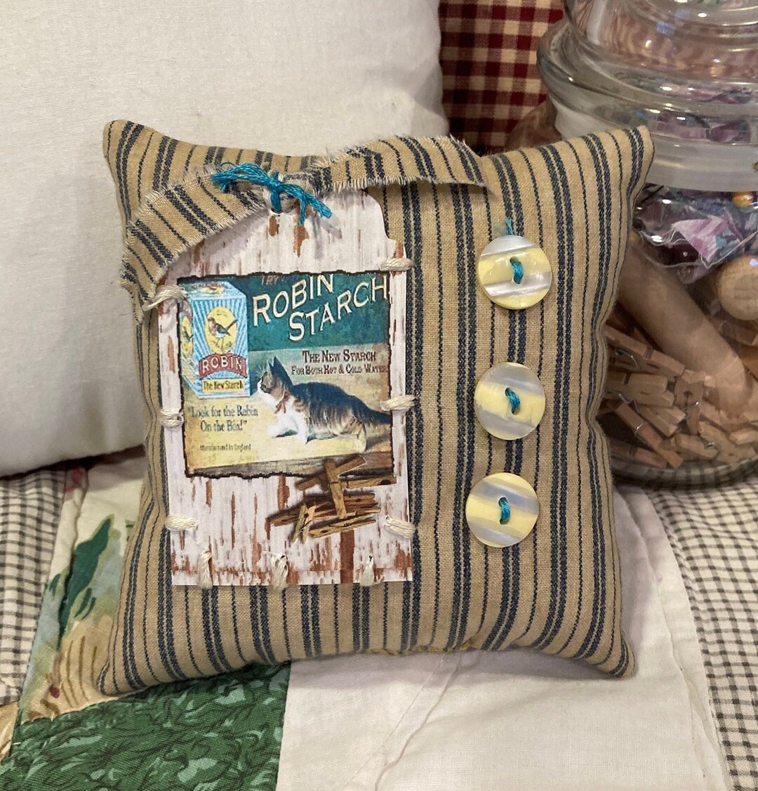 Primitive laundry Room Pillow Tuck, Bowl Filler, Decor - Etsy