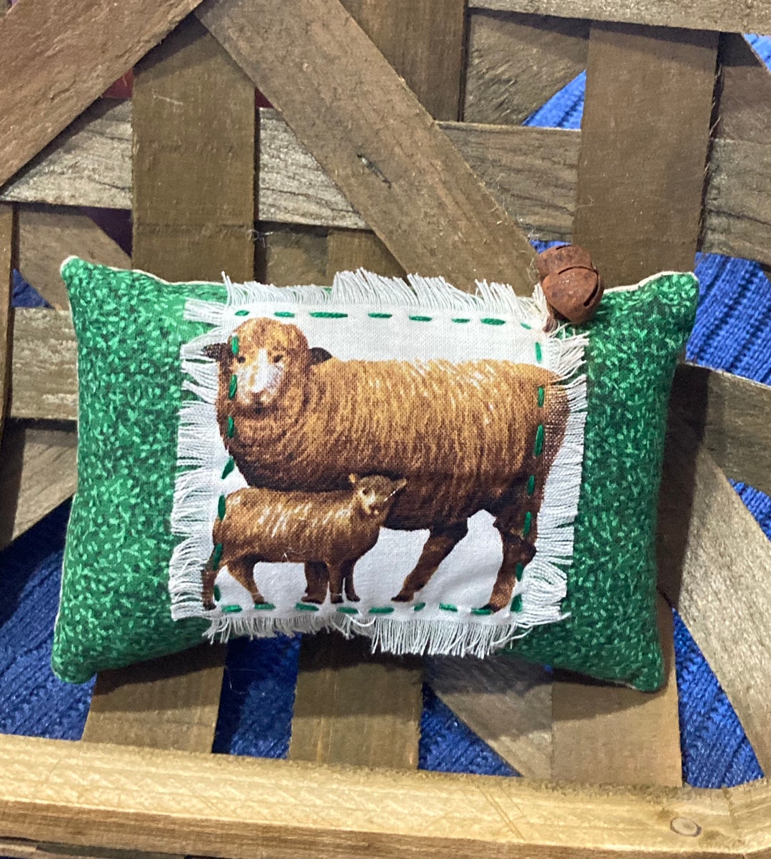 Primitive Irish Sheep Ornie, Irish Pillow Tuck, Bowl Filler, Farmhouse ...