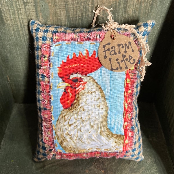 Primitive Rooster - Etsy