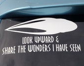 Large Farscape Moya and Talyn Vinyl Decals With Text John - Etsy