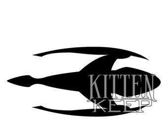 Farscape Moya Vinyl Decal John Crichton Quote Spaceship Silhouette ...