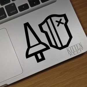 MHW Lance Vinyl Decal | Monster Hunter World | Weapon Icons | Gamer ...