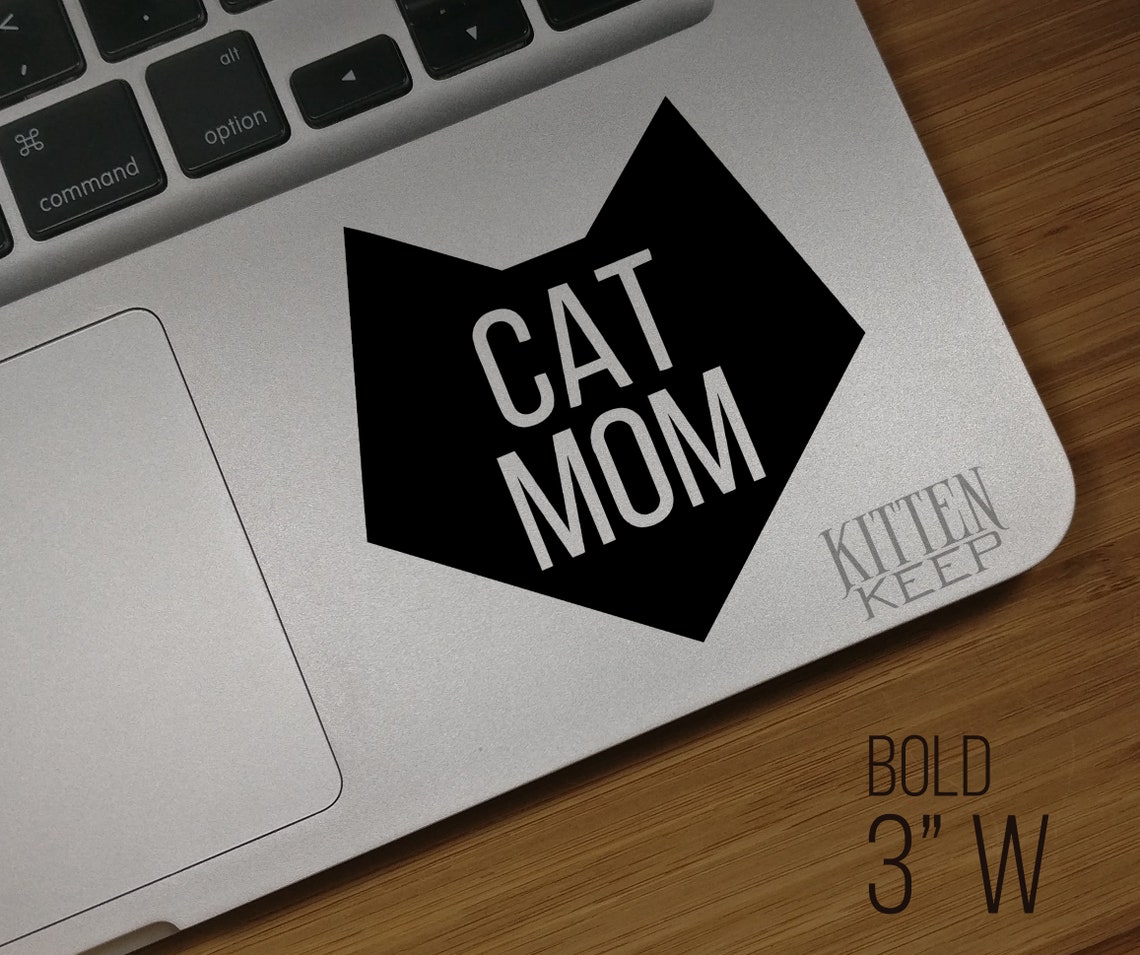 Cat Mom Vinyl Decal Mother's Day Cat Lover Gift for - Etsy