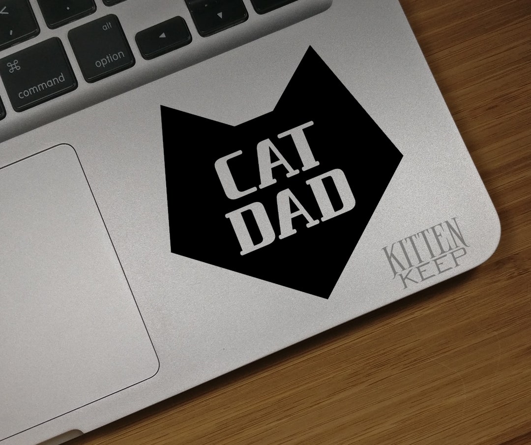 Cat Dad Vinyl Decal | 3 Font Options | Cat Lover | Gift for Father ...