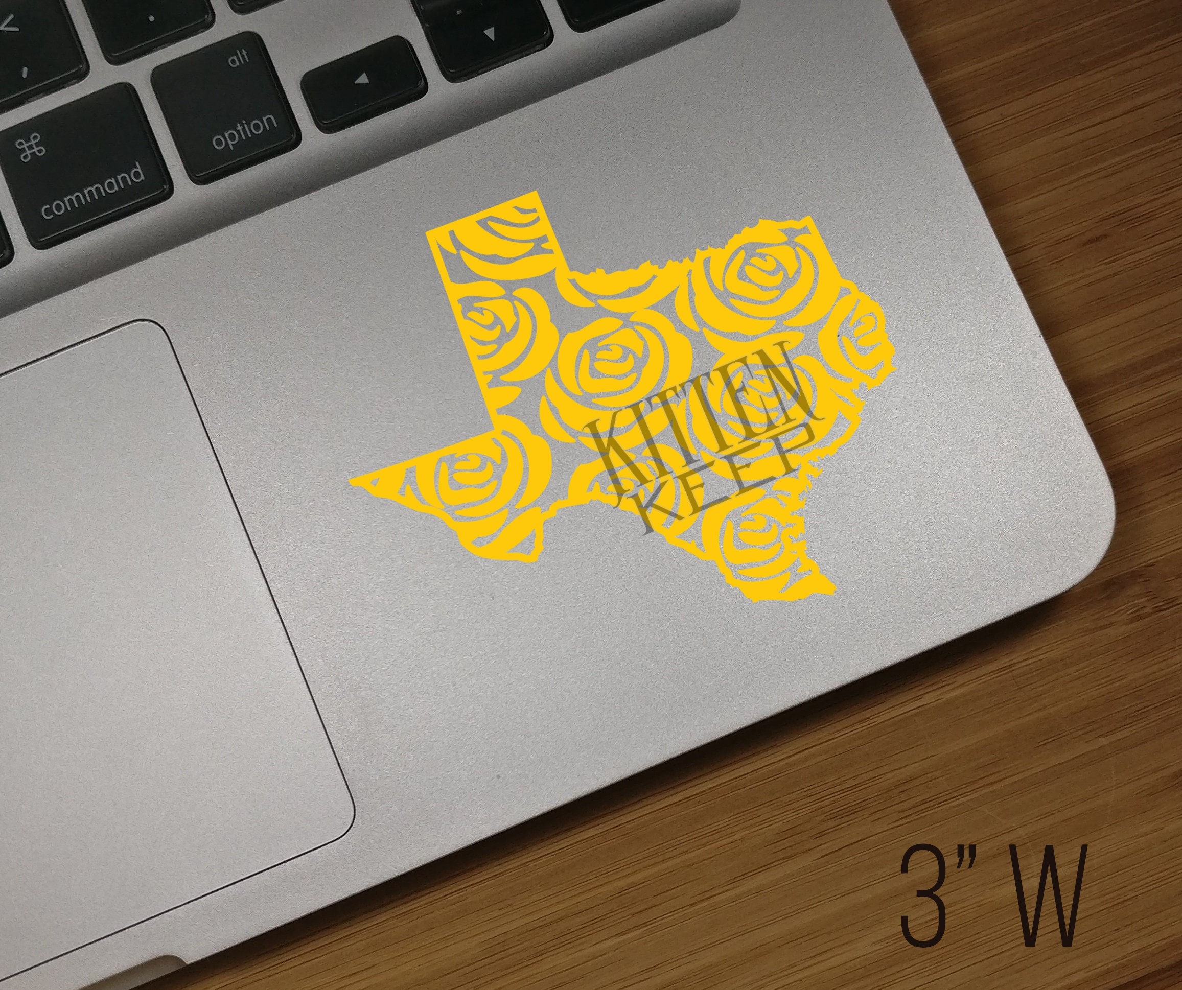 Texas Roses Vinyl Decal | Yellow Rose | State Pride | Texan ...