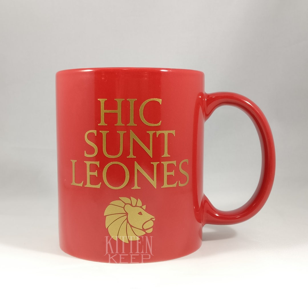 Hic Sunt Leones Coffee Mug | House Augustus | Red Rising Series ...
