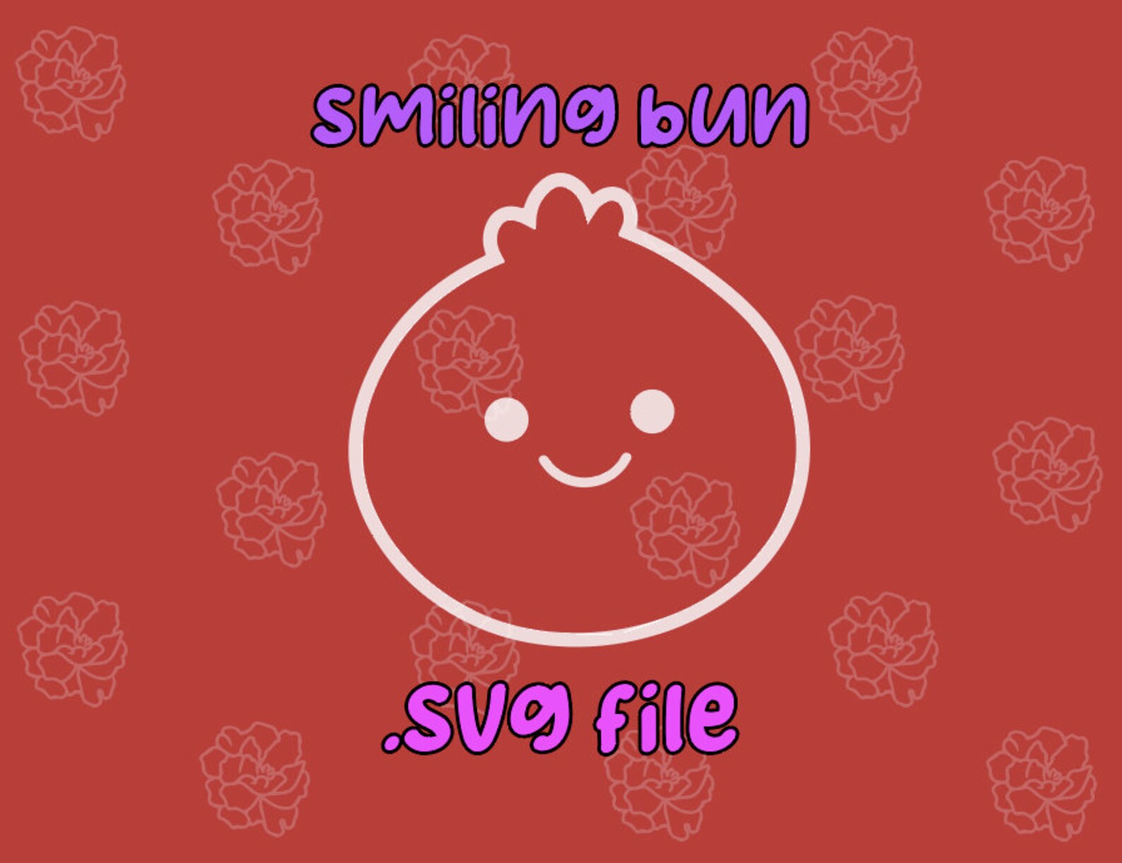 SVG Bao Dumplings Asian Smiling Dumpling Outline Soup Food | Etsy