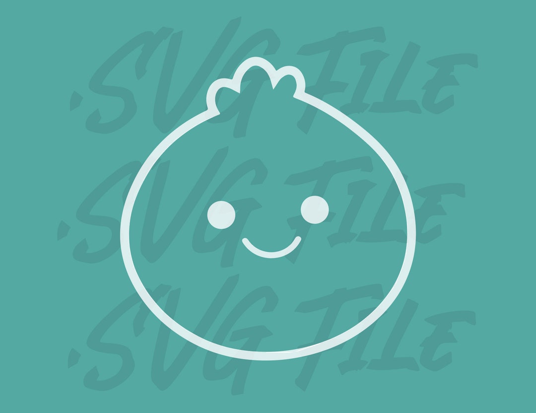 SVG | Bao Dumplings Asian Smiling Dumpling Outline Soup Food Foodie ...