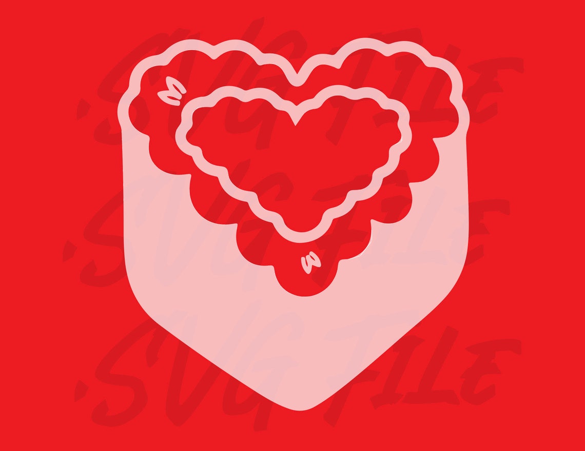 SVG File | Heart Outline Filled Sushi Love Musubi Cute Fun Food Foodie ...