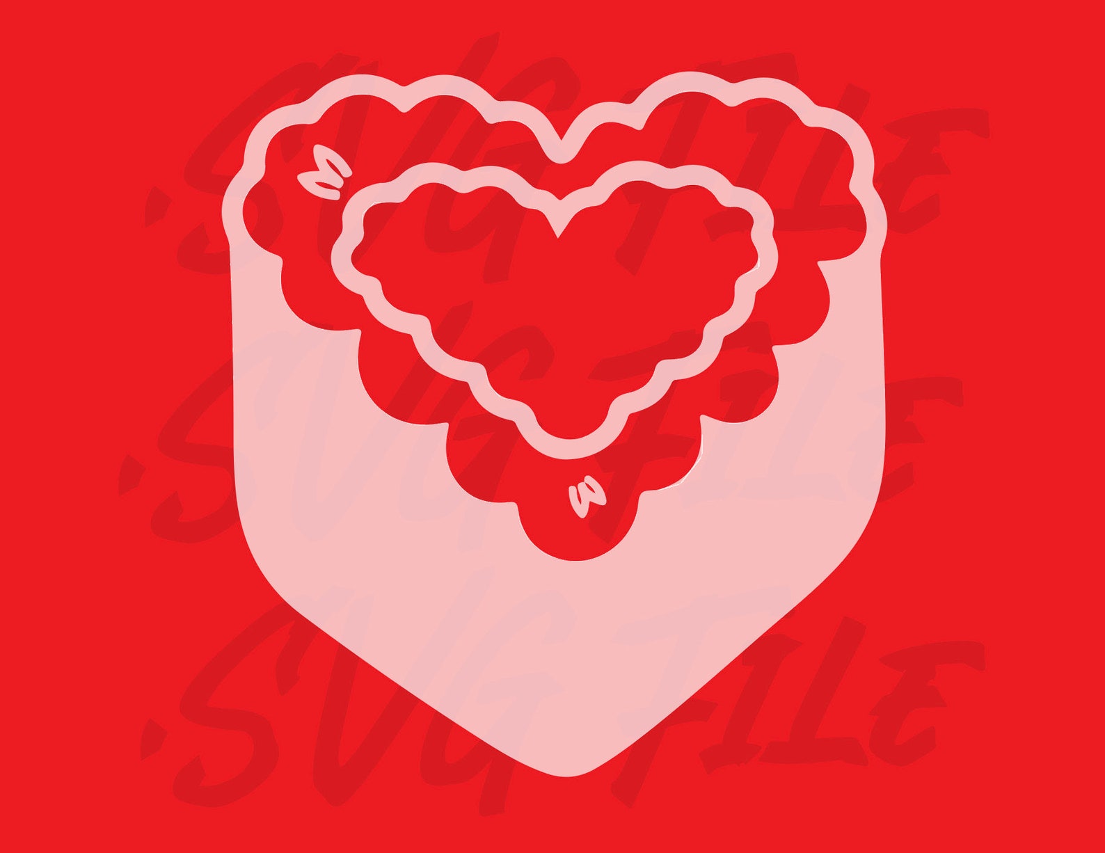 SVG File | Heart Outline Filled Sushi Love Musubi Cute Fun Food Foodie ...