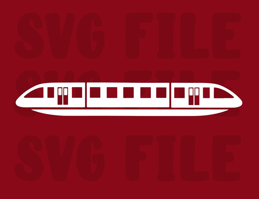 SVG | Monorail Tram Train Subway Transportation City Theme Fun Vacation ...