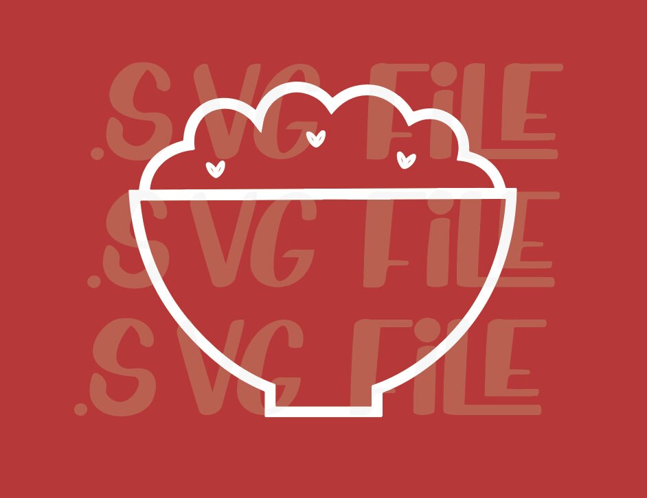 SVG | Rice Bowl Food Bowls Grain White Brown Foodie Side Dish Cuisine ...