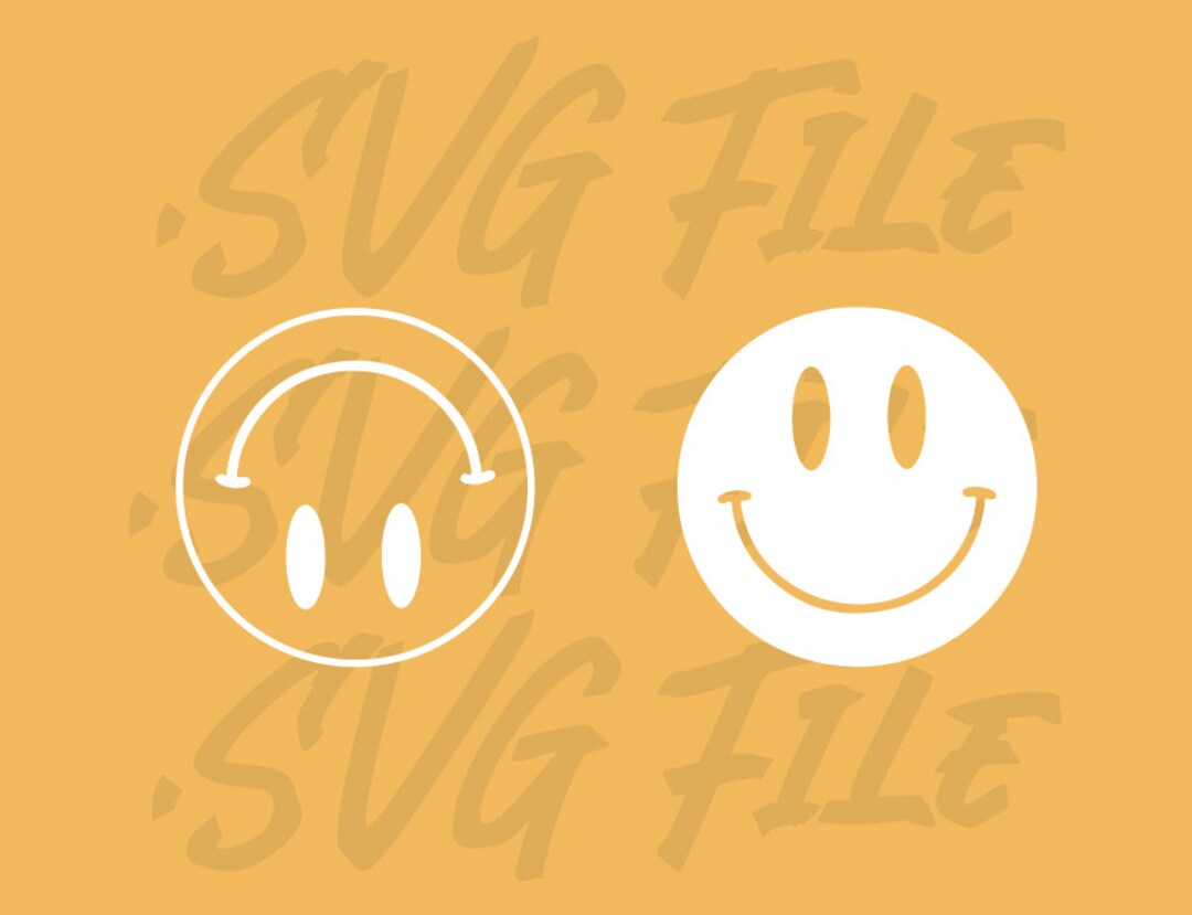 SVG File | Smile Smile Inverted Face Cute Emotion Emoticon Healthy ...