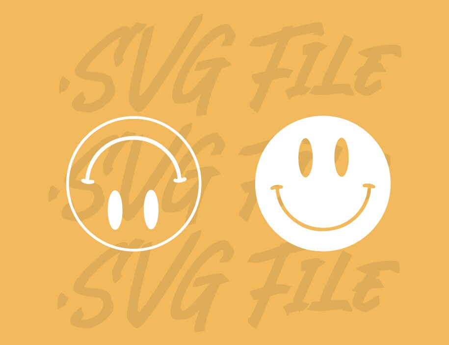 SVG File | Smile Smile Inverted Face Cute Emotion Emoticon Healthy ...