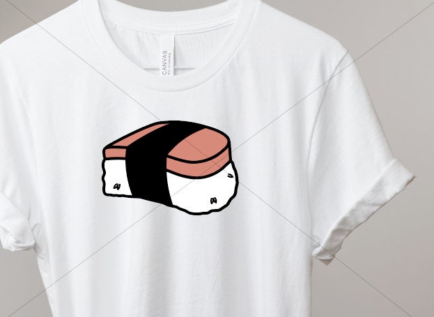 SVG File in Color | Musubi Love Food Foodie Nori Rice Ball Seaweed ...