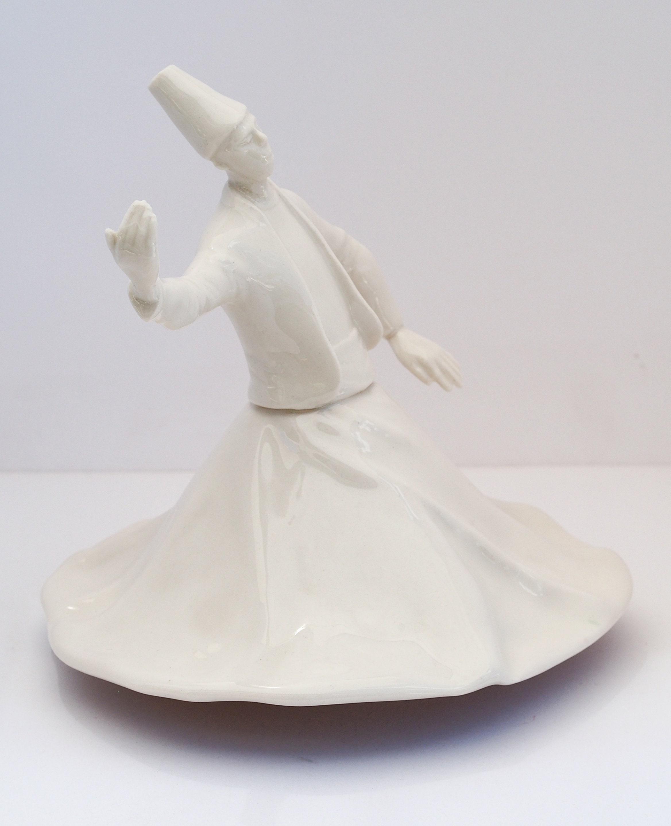 Whirling Dervish Figurine, Handmade Ceramic Sufi,mevlana Dance ...