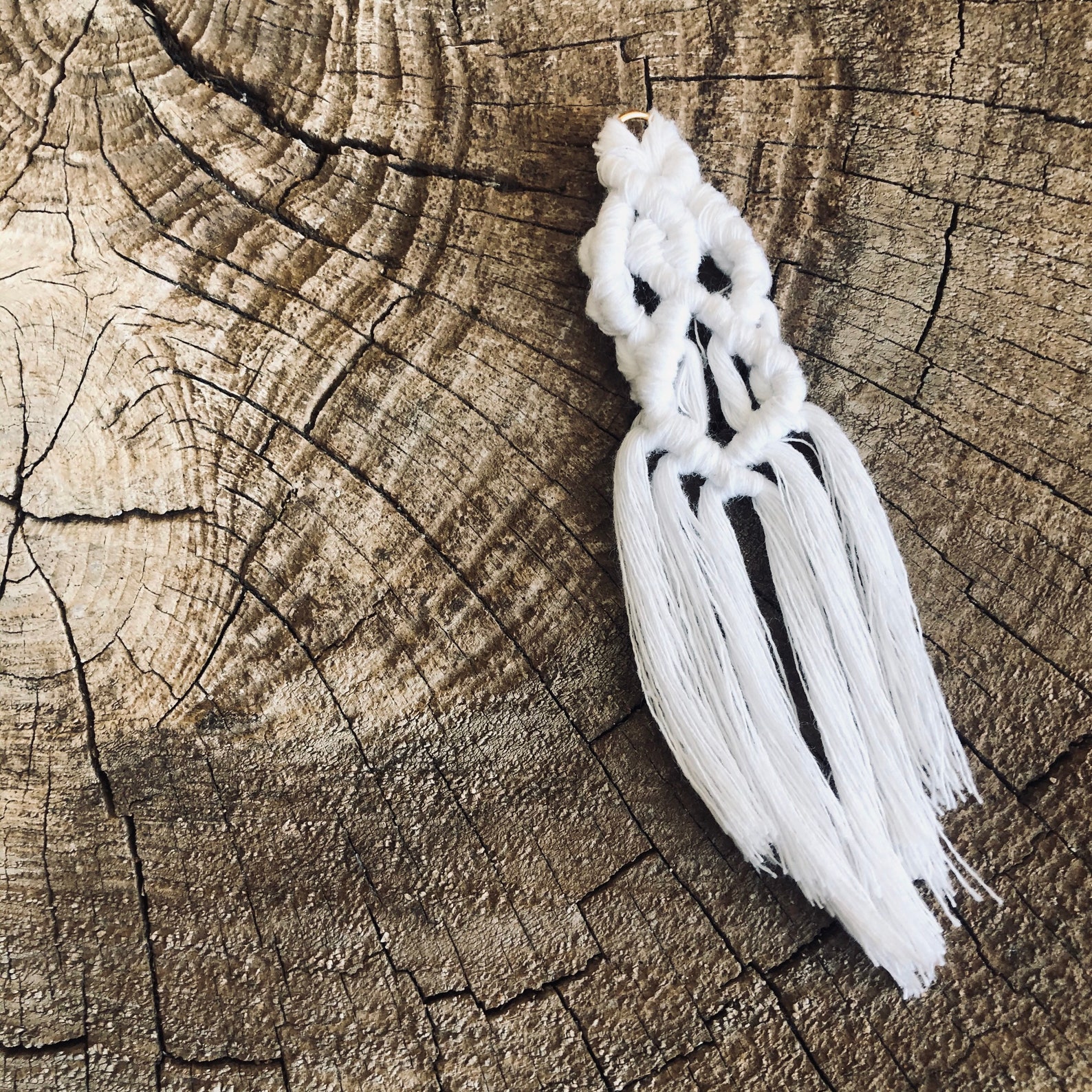 MACRAME cord white 4MM Macrame rope Single Twisted cotton | Etsy