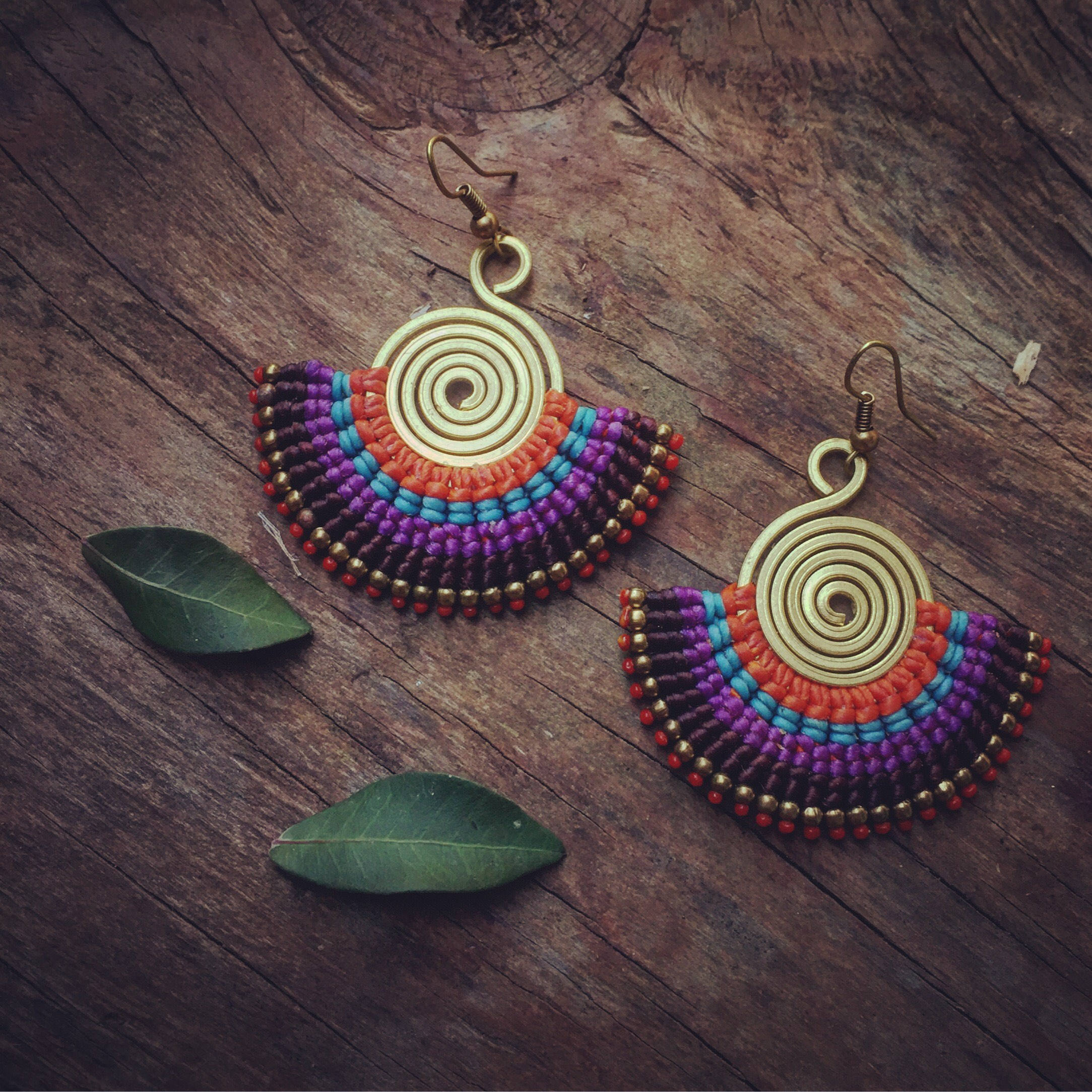 Pendientes de Macrame aretes de macrame Boho pendiente | Etsy