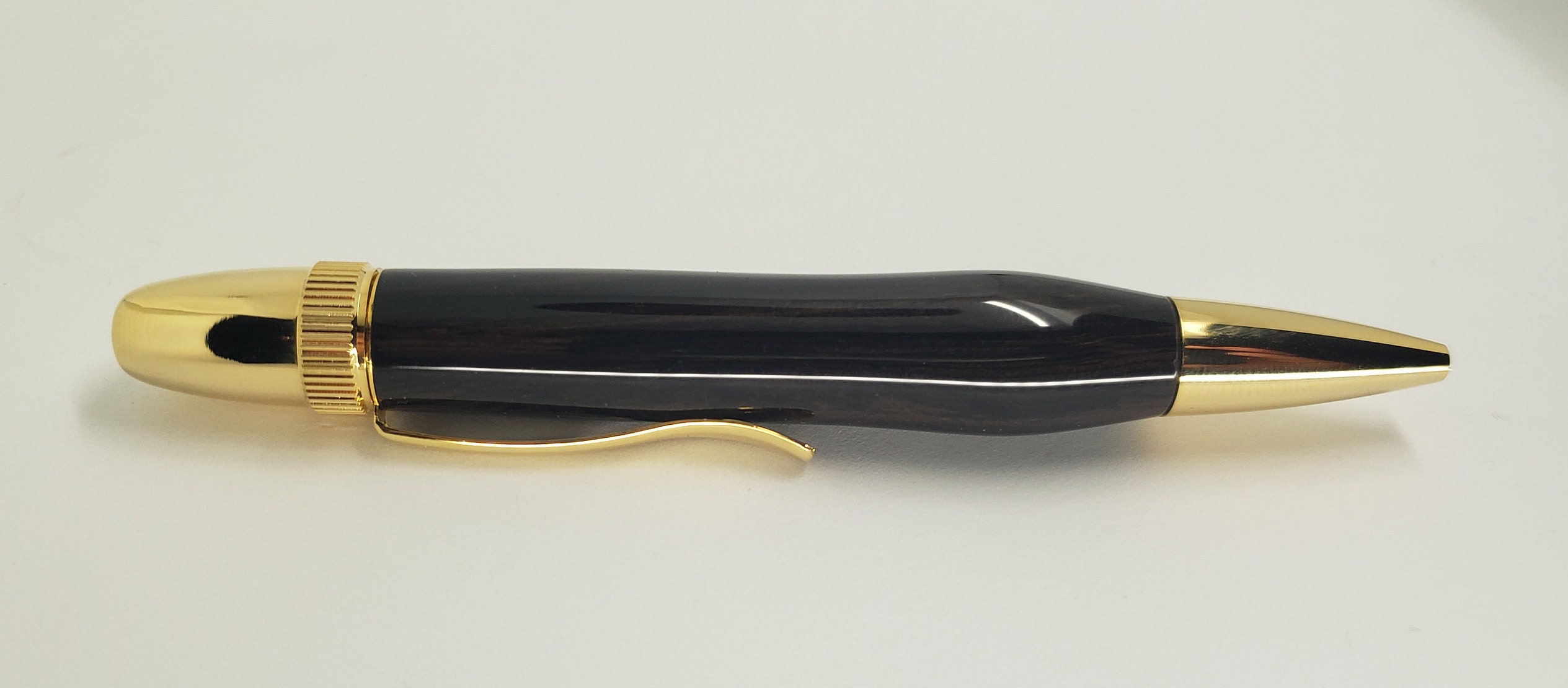 Stylo Atlas grenadille dAfrique avec un Twist or - Etsy France