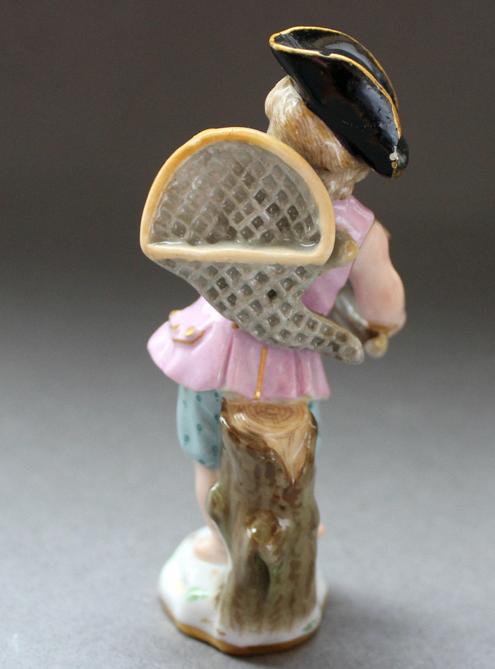 Antique Meissen Porcelain Miniature Garden & Winzer Children Johann ...