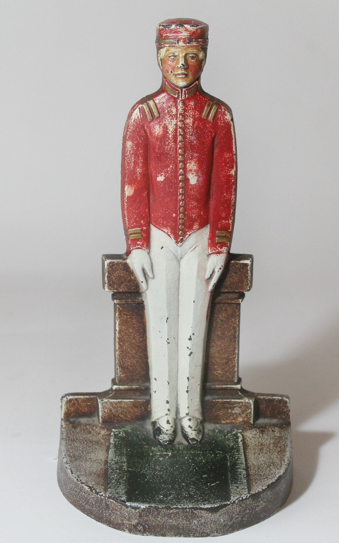 Antique Cast Iron Doorstop French Butler Mold 2244 - Etsy