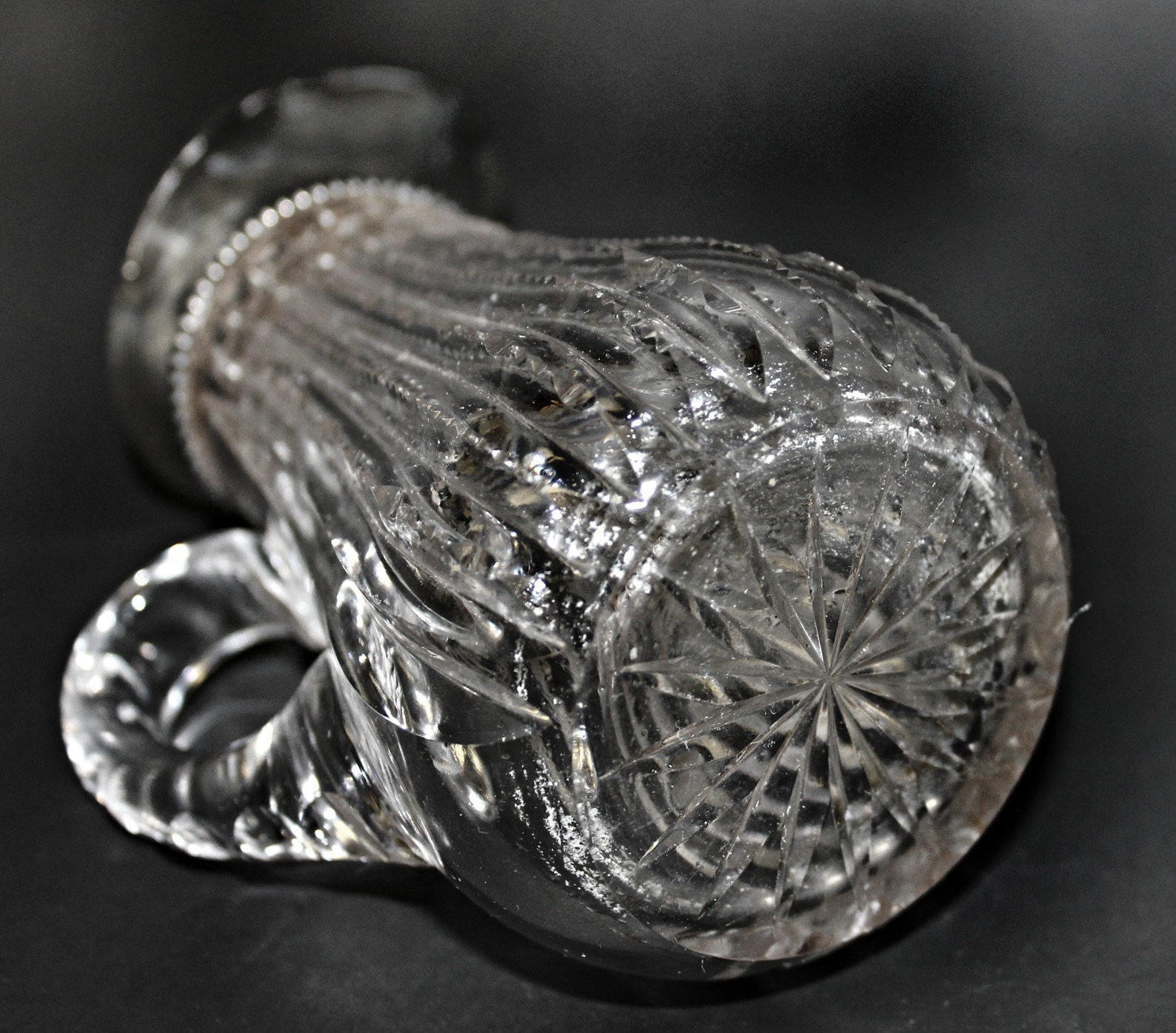 Antique Whisky Noggin Wilcox Sterling Silver Cut Crystal Ca 1900's ...