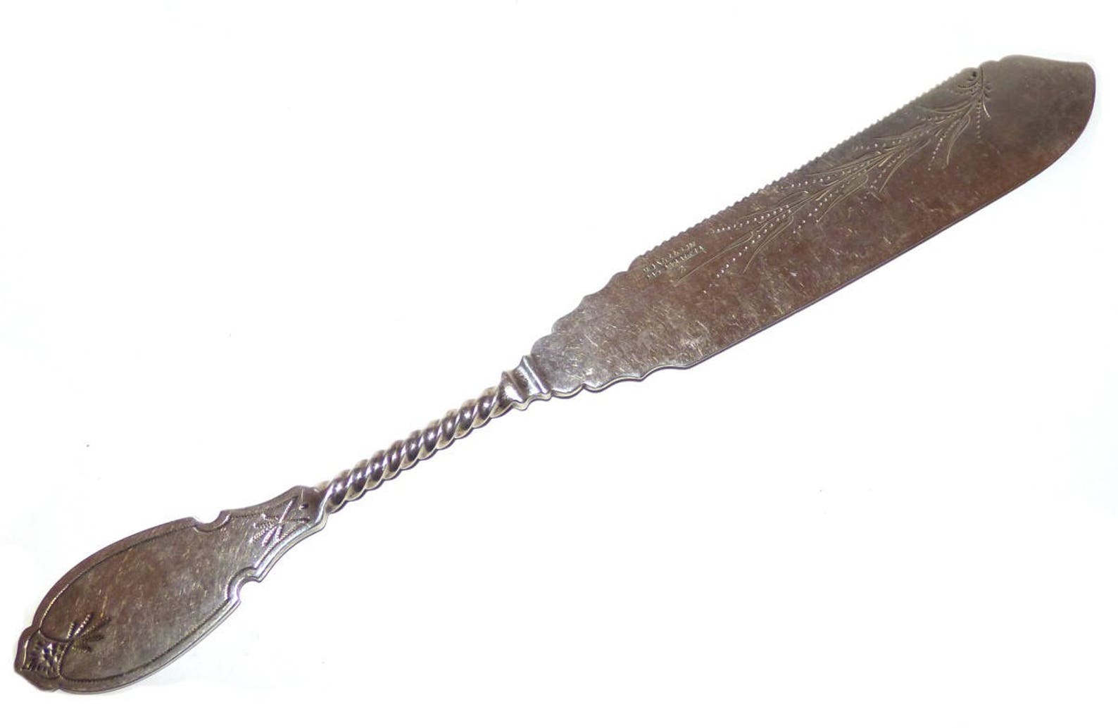 William Gale and Son Sterling Silver Cake Knife - Antique Sterling ...