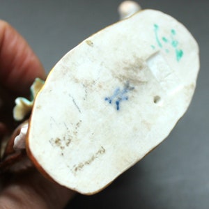 Antique Meissen Porcelain Figurine Miniature 9 Cm X 10 Cm RARE Farmer's ...