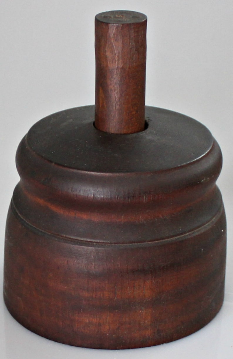 Antique Butter Stamp Mold Deep Carved Oak Leaves and Acorns | Etsy