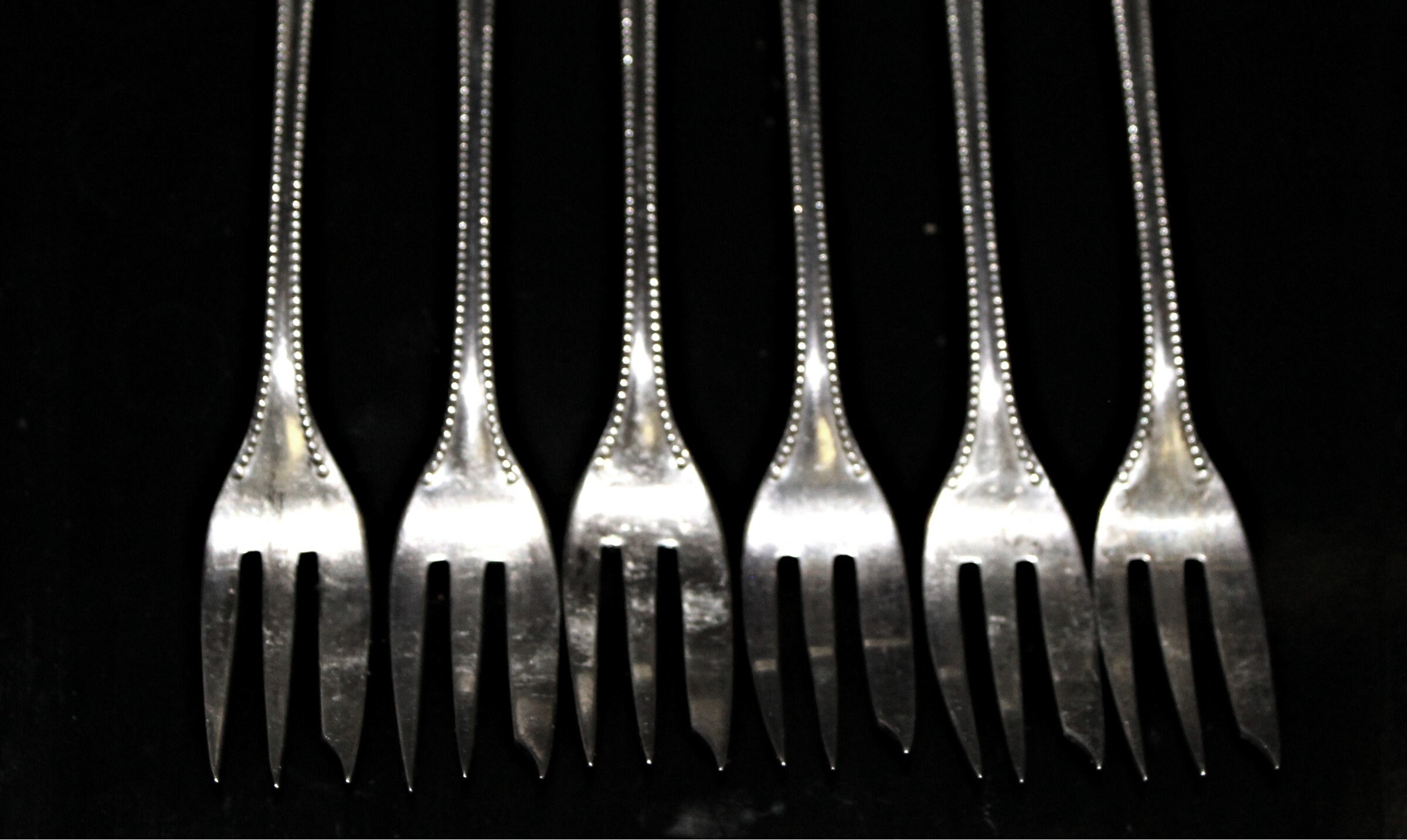 Antique Sterling Silver Oyster Fork Set of 6 Gorham Lancaster | Etsy