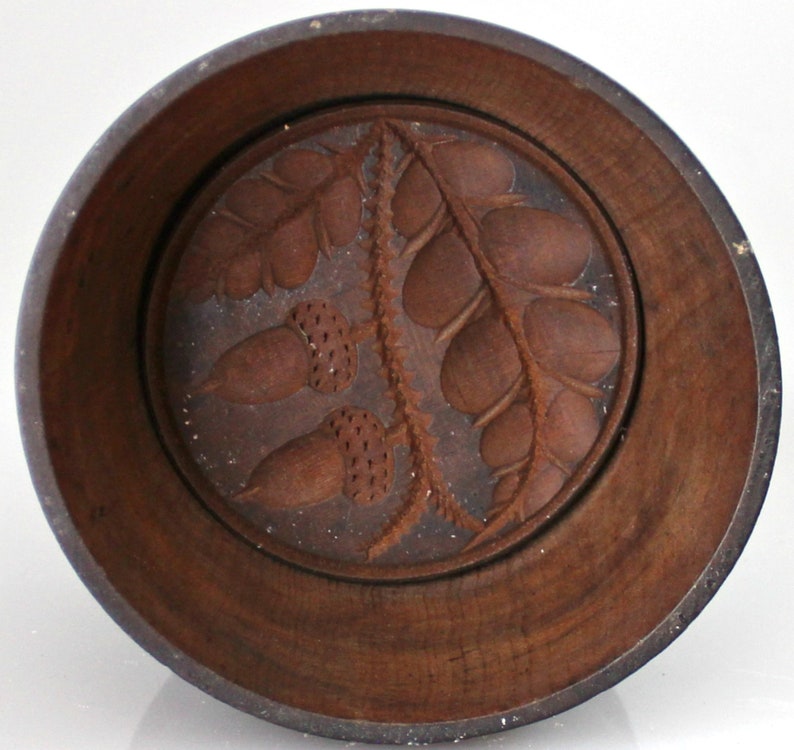 Antique Butter Stamp Mold Deep Carved Oak Leaves and Acorns - Etsy