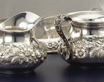 Repousse Silver - Etsy