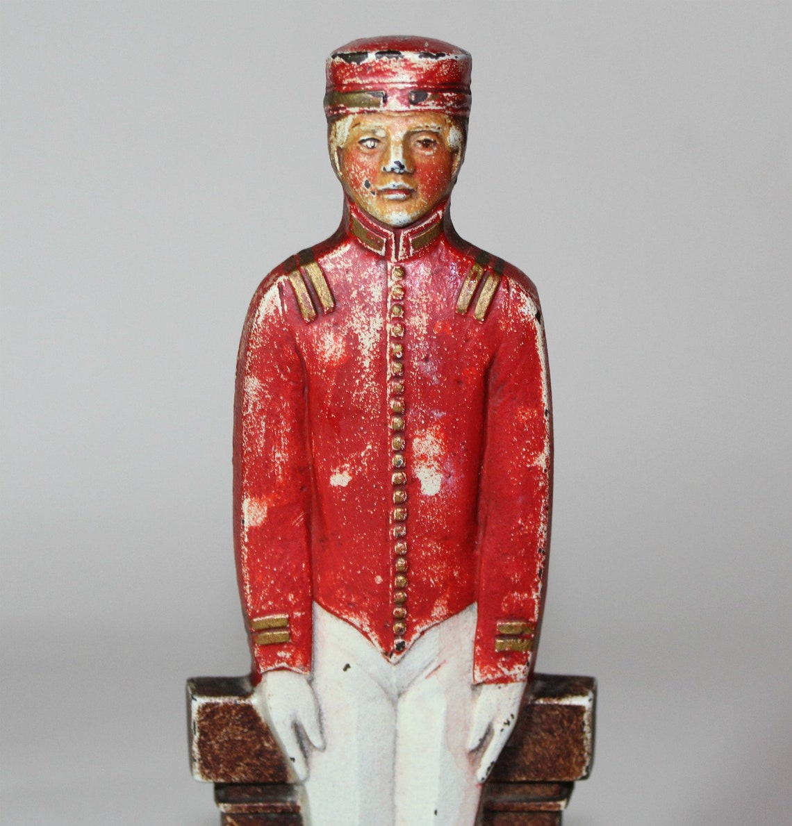 Antique Cast Iron Doorstop French Butler Mold 2244 - Etsy