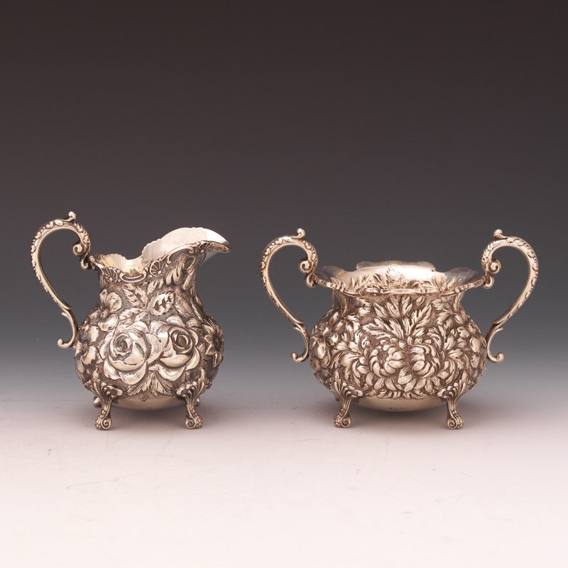 Repousse Silver - Etsy